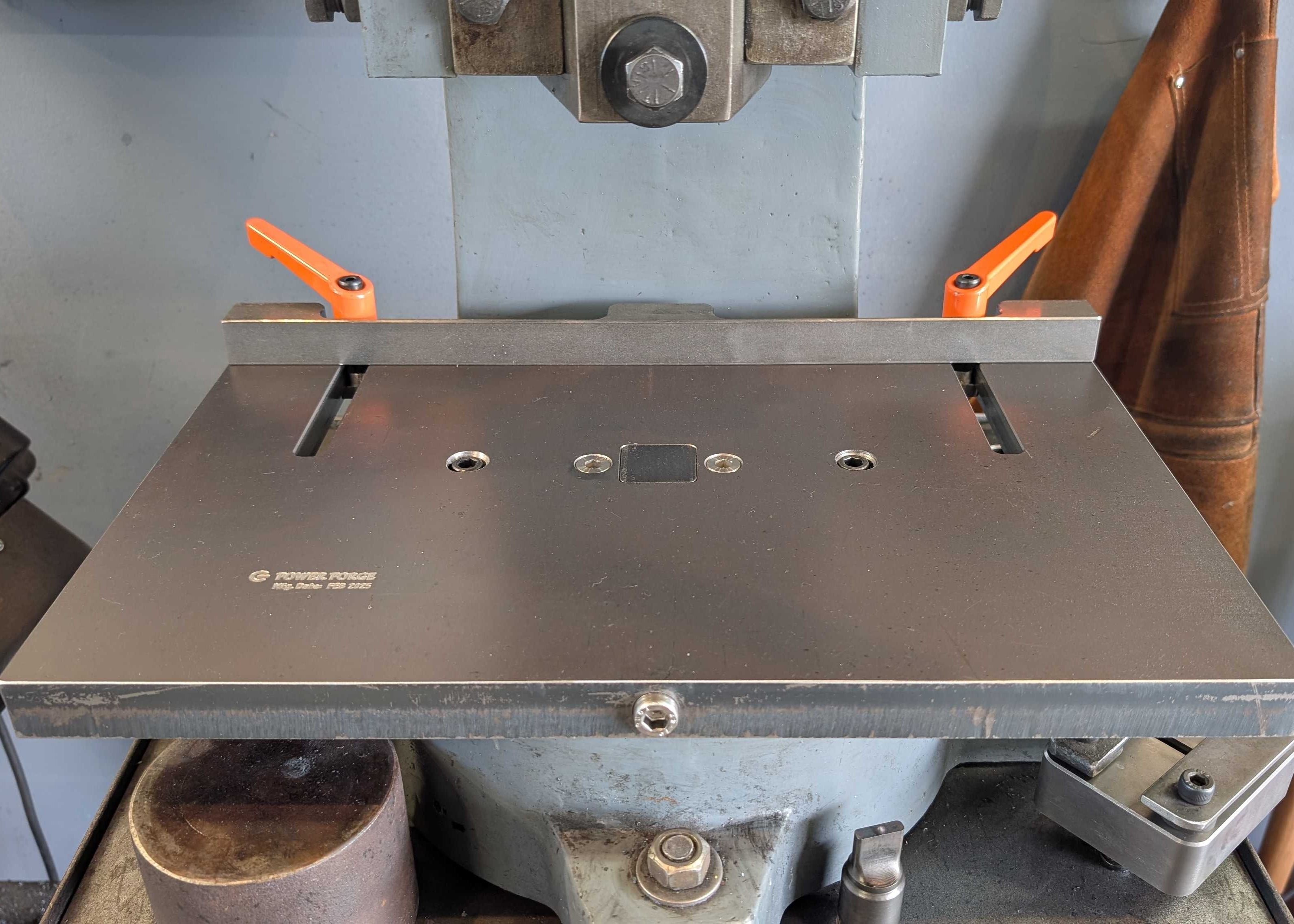 Zero‑Point Indexing Base Plate for #5 Karachi Fly Press | Power Forge ...